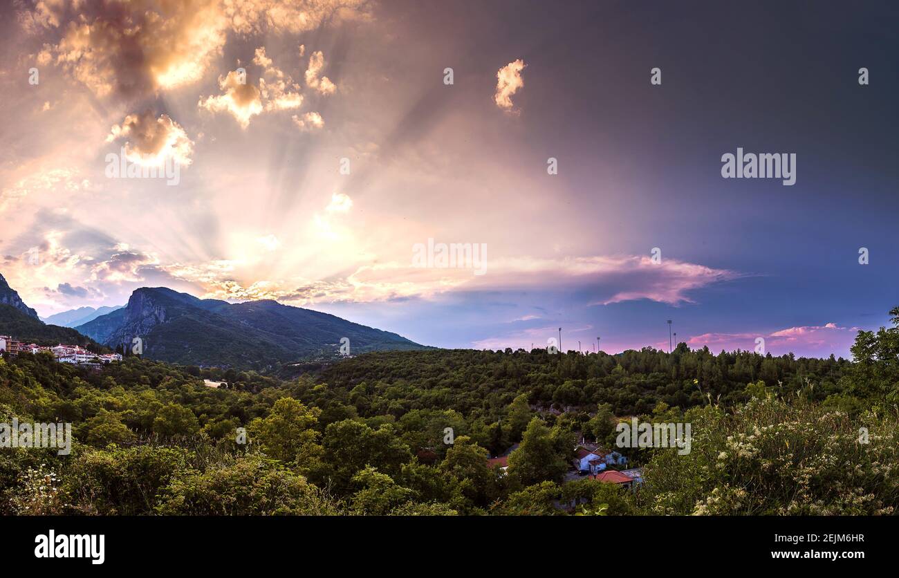 Mount olympus greece light hi-res stock photography and images - Alamy