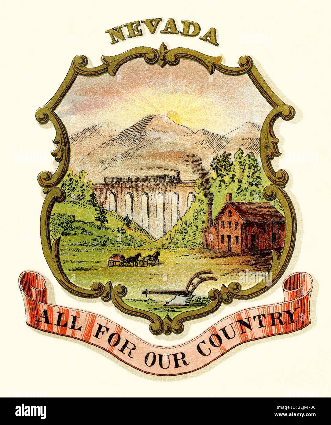 Nevada state flag hi-res stock photography and images - Alamy