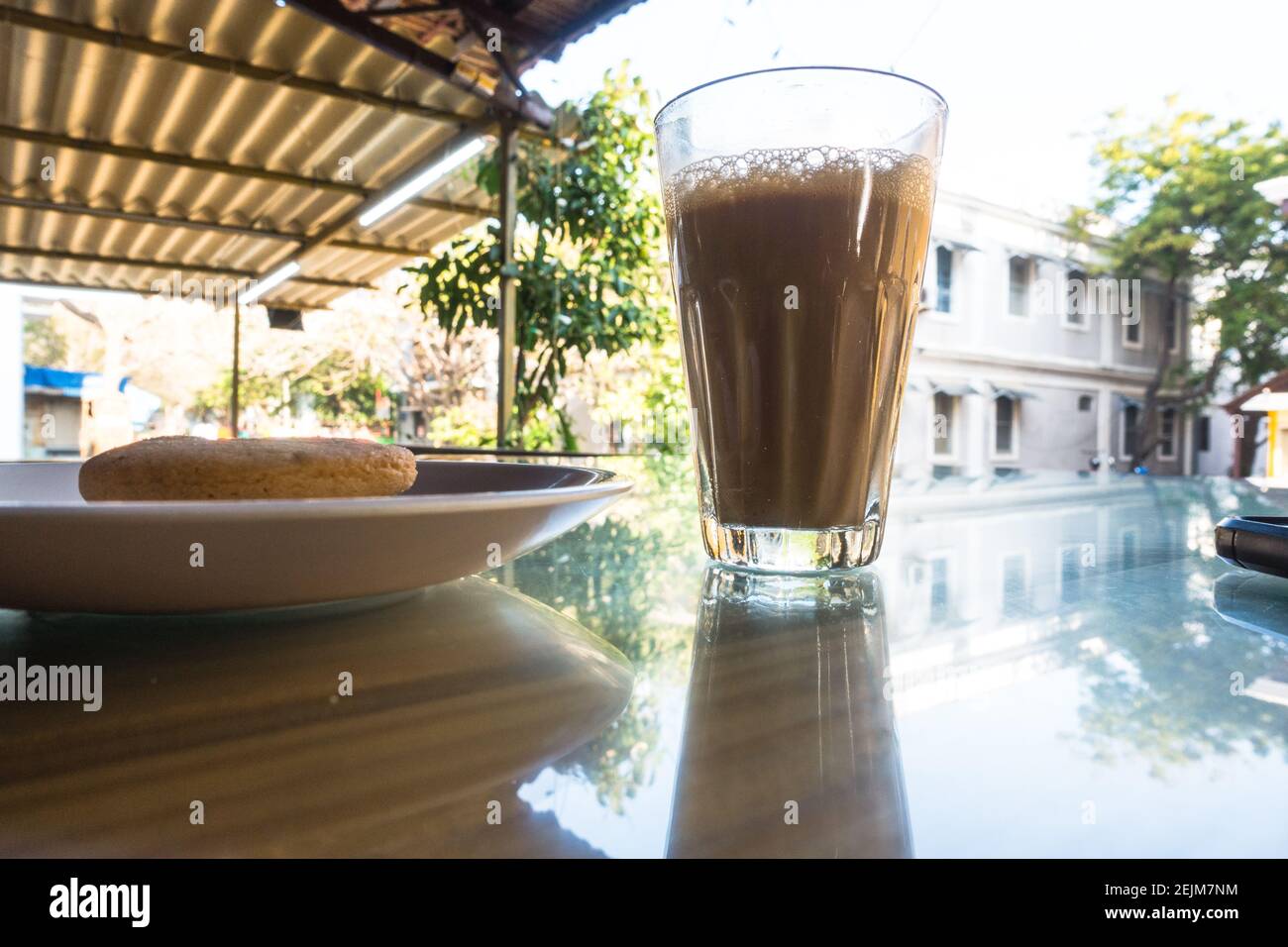 Cutting Chai In Rain