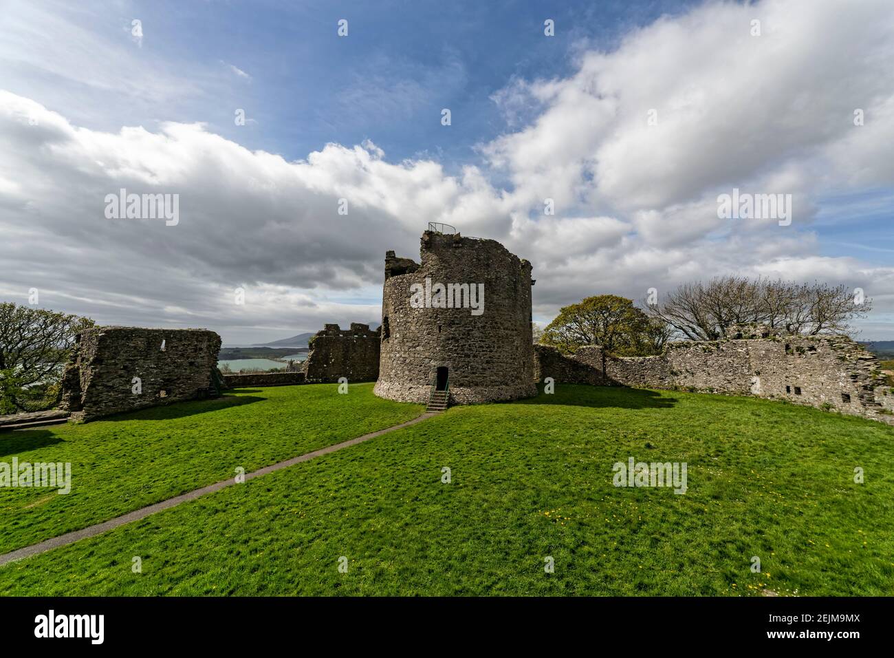 Dundrum, Northern Ireland. 4th May, 2016. Dundrum Castle was built by ...