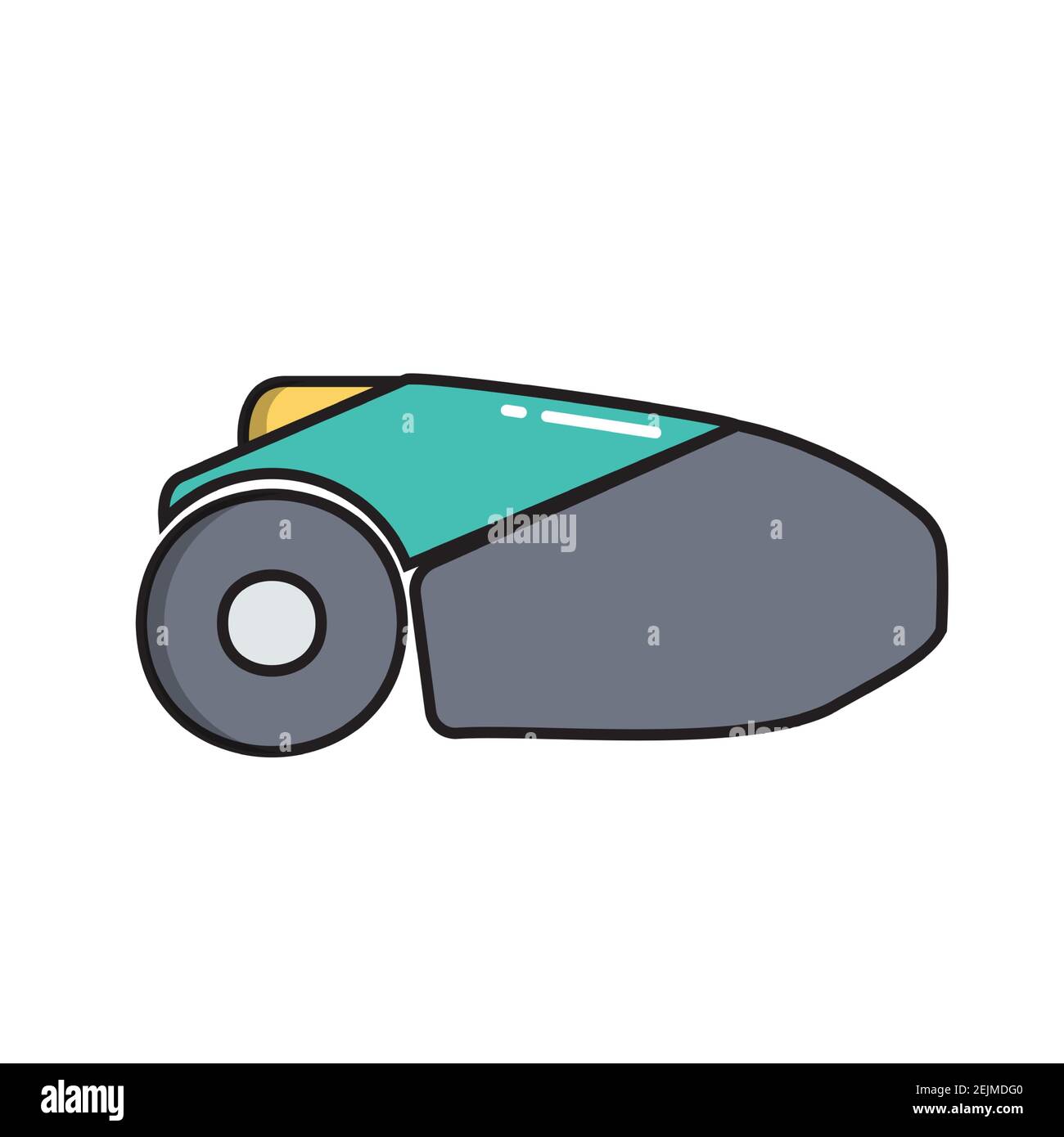 Lawn mower machine icons Stock Vector Images - Alamy