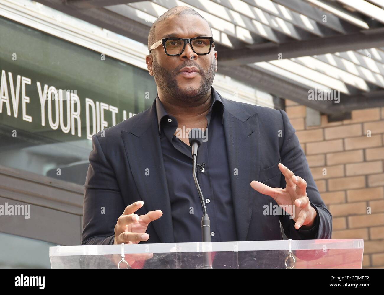 Tyler Perry at the Dr. Phil McGraw Star On The Hollywood Walk Of Fame ...