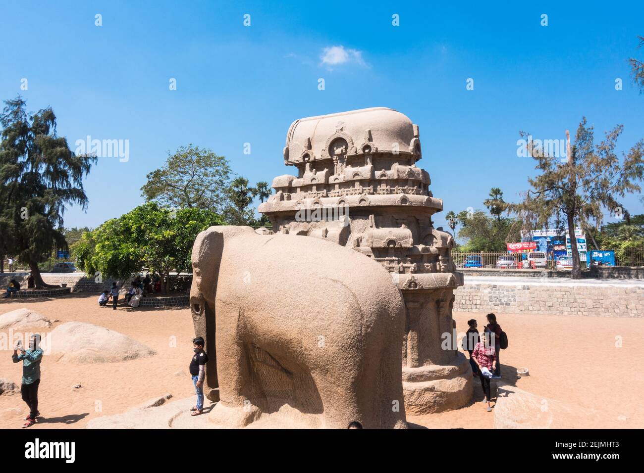 Rock art mahabalipuram india hi-res stock photography and images - Alamy