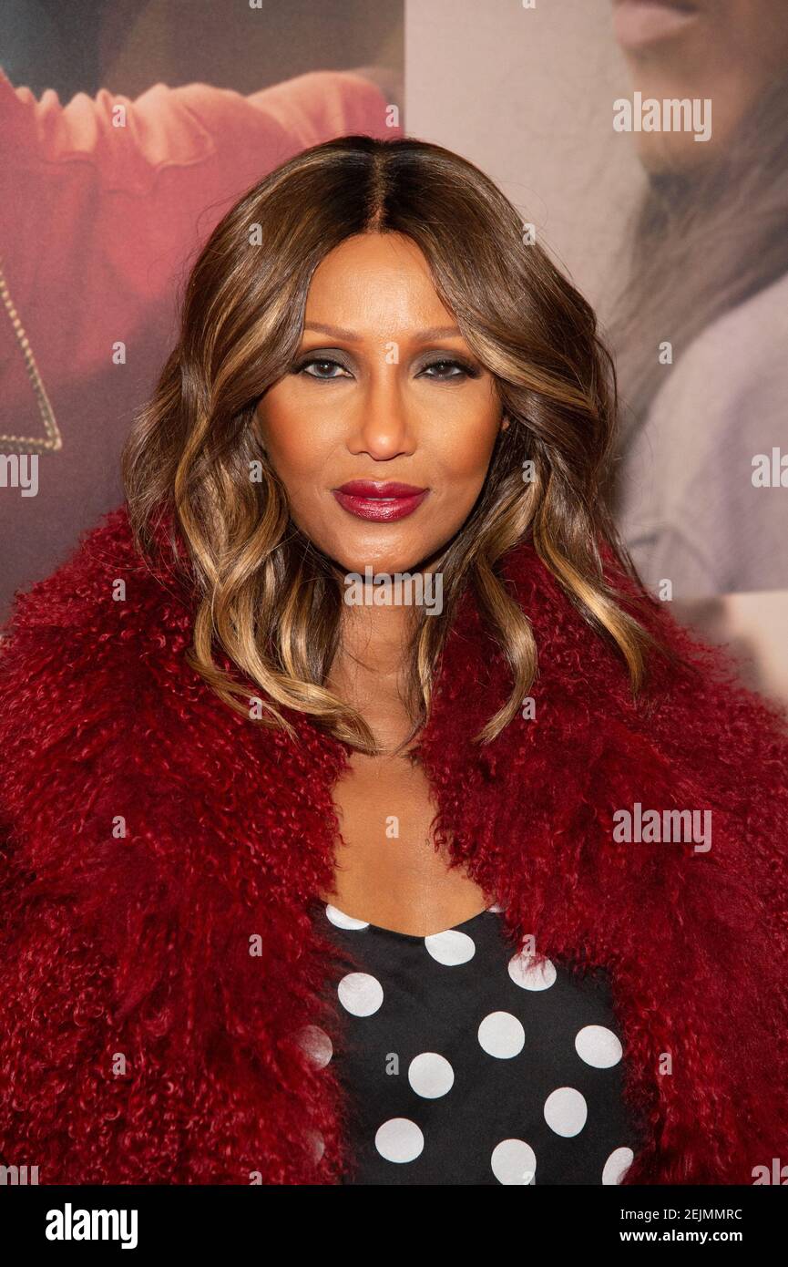 Iman attends the opening night of "West Side Story" on Broadway at The ...