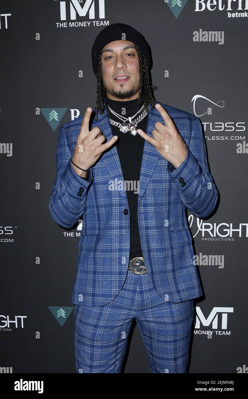 Brandon Bill$ walking the red carpet at Floyd Mayweather's 43rd ...