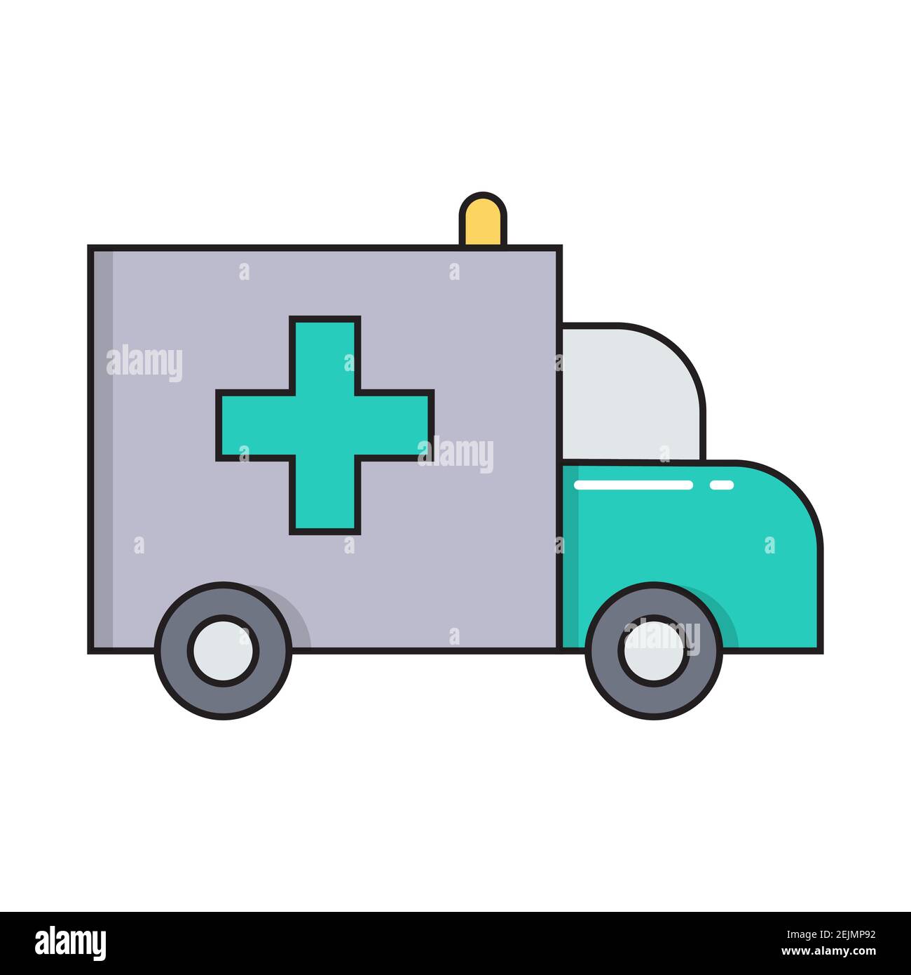 Paramedic in car Cut Out Stock Images & Pictures - Alamy