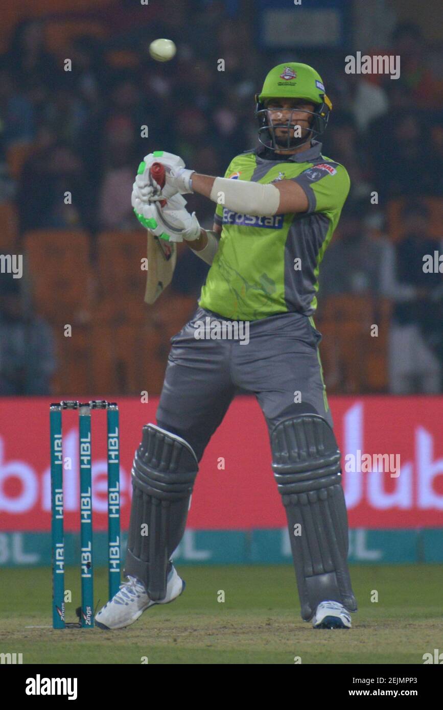 A view of T20 cricket match during the third match between Multan ...