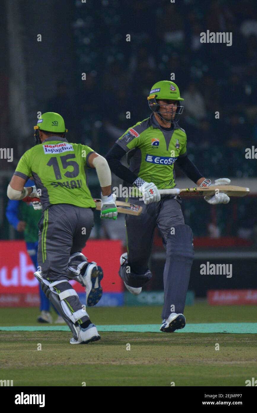A view of T20 cricket match during the third match between Multan ...