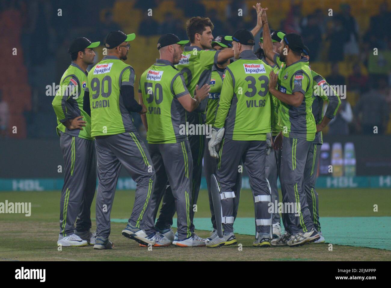 A view of T20 cricket match during the third match between Multan ...
