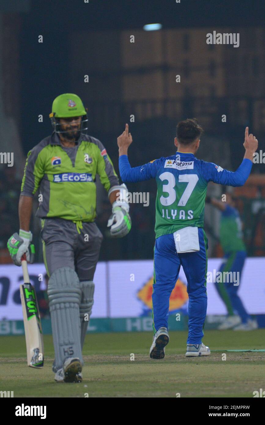 A view of T20 cricket match during the third match between Multan ...