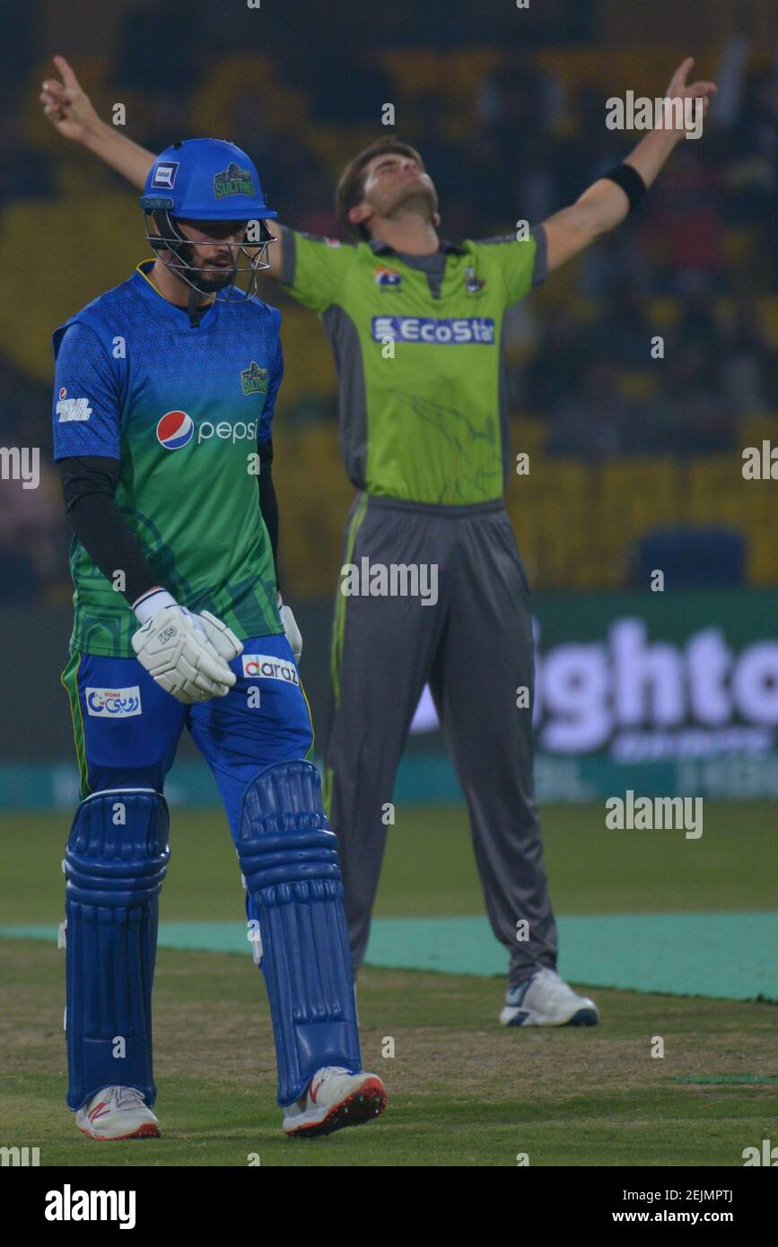 A view of T20 cricket match during the third match between Multan ...