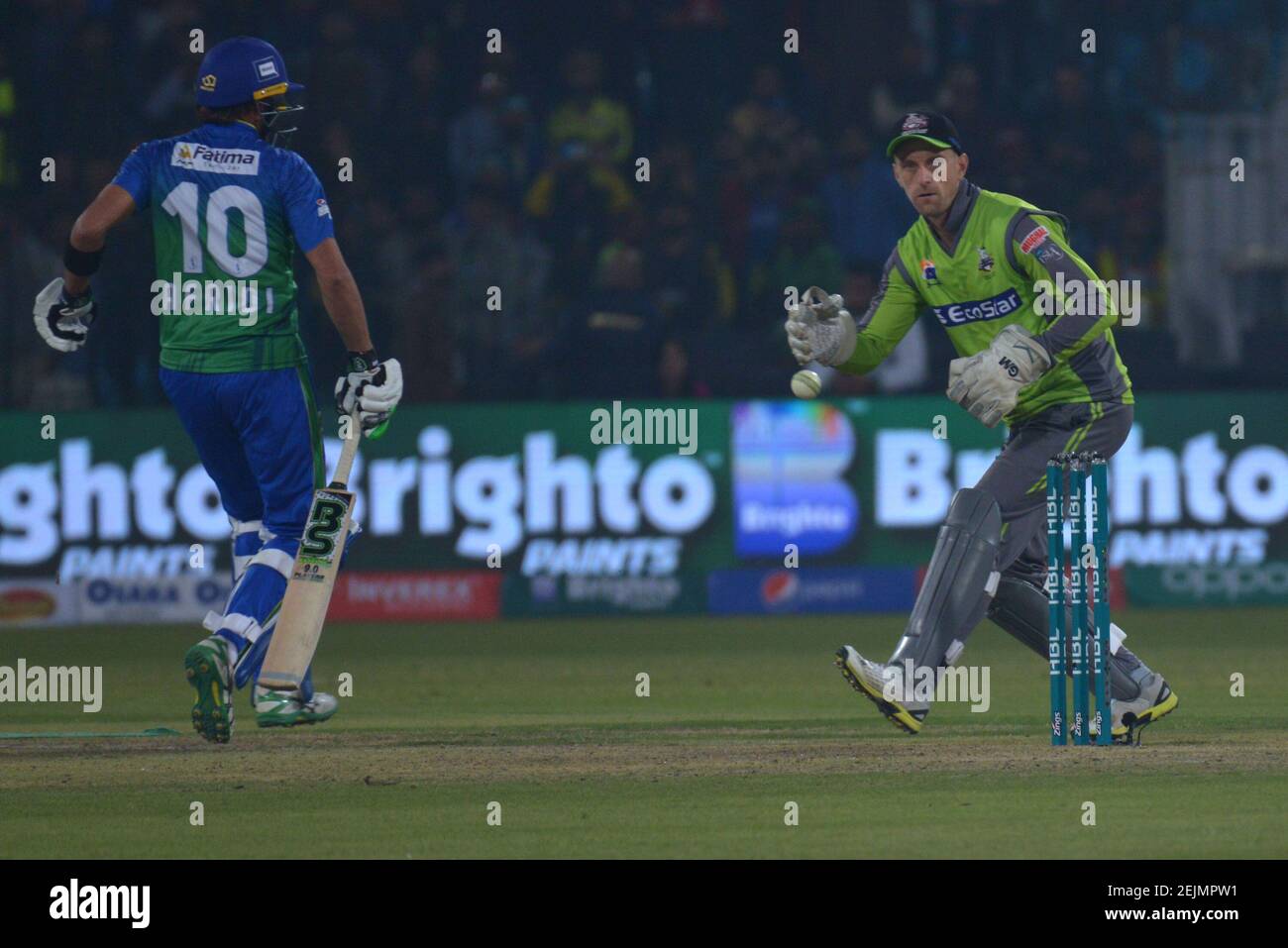 A view of T20 cricket match during the third match between Multan ...