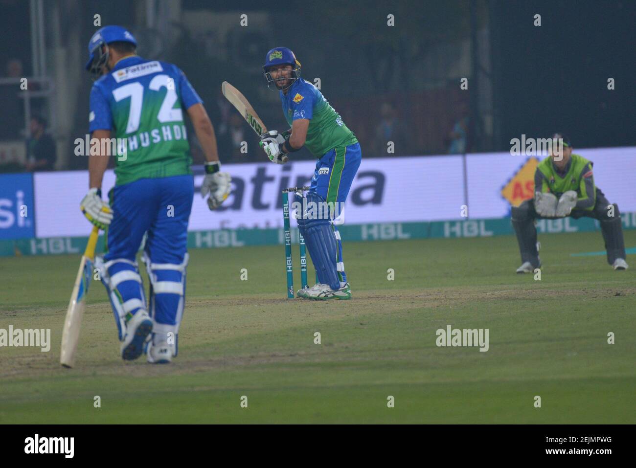 A view of T20 cricket match during the third match between Multan ...