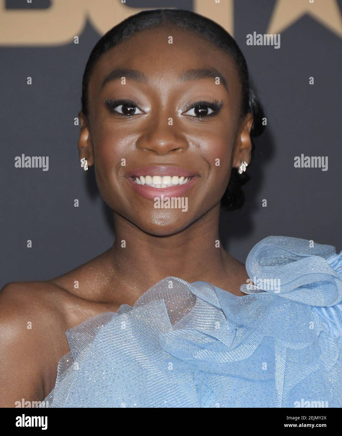 Shahadi Wright Joseph arrives at the 51st NAACP Image Awards held at ...