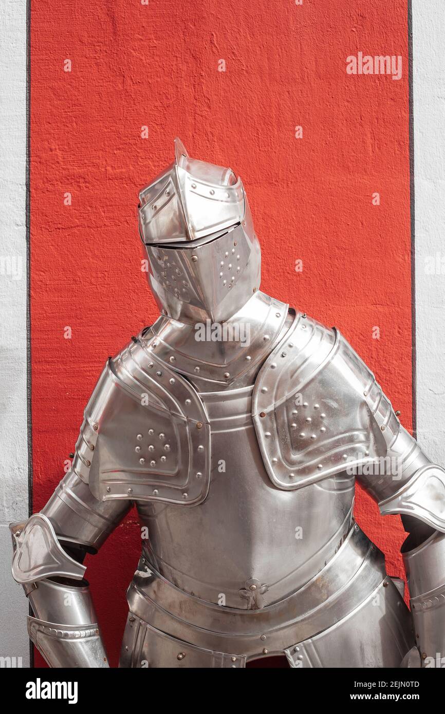 Authentic Medieval Suit of Armour for Knights in Germany Stock Photo ...
