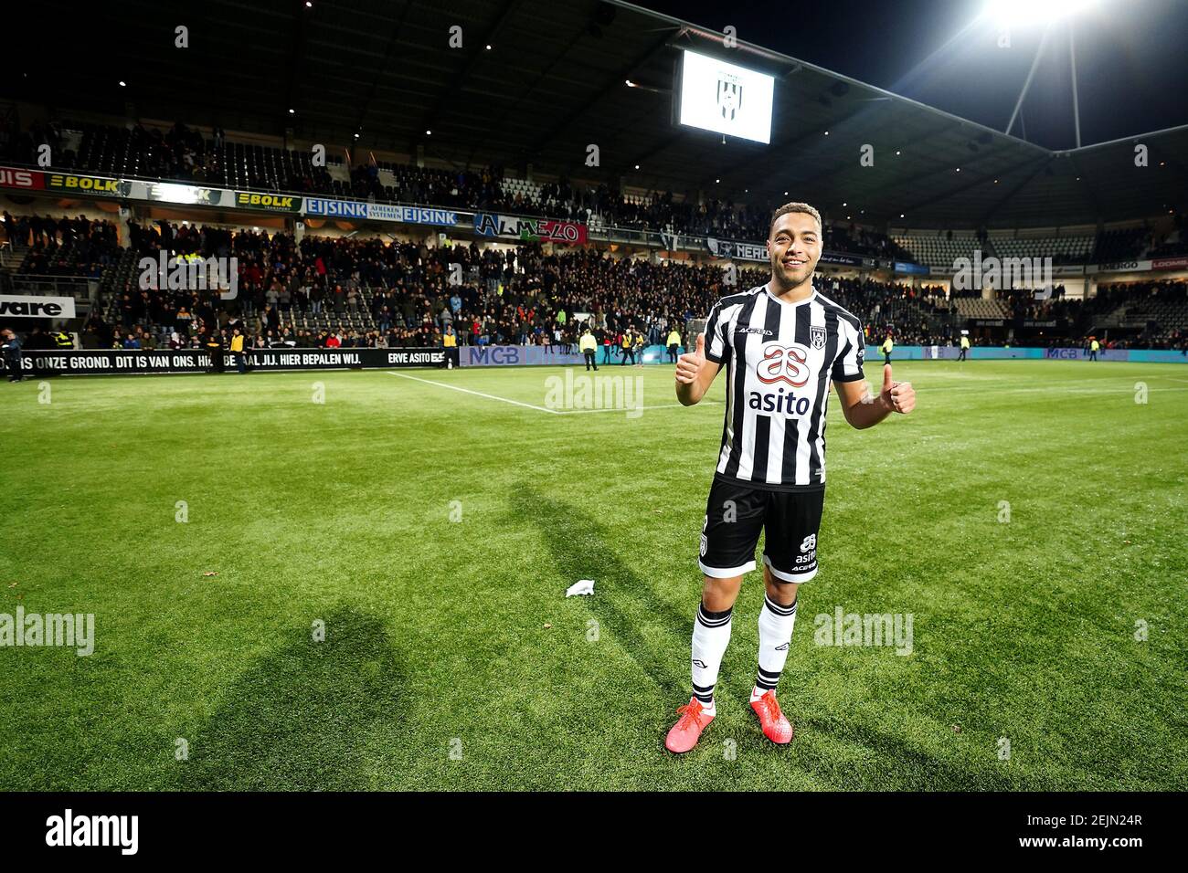 ALMELO , 23-02-2020 , Erve Asito Stadium , Season 2019 / 2020 , Dutch ...