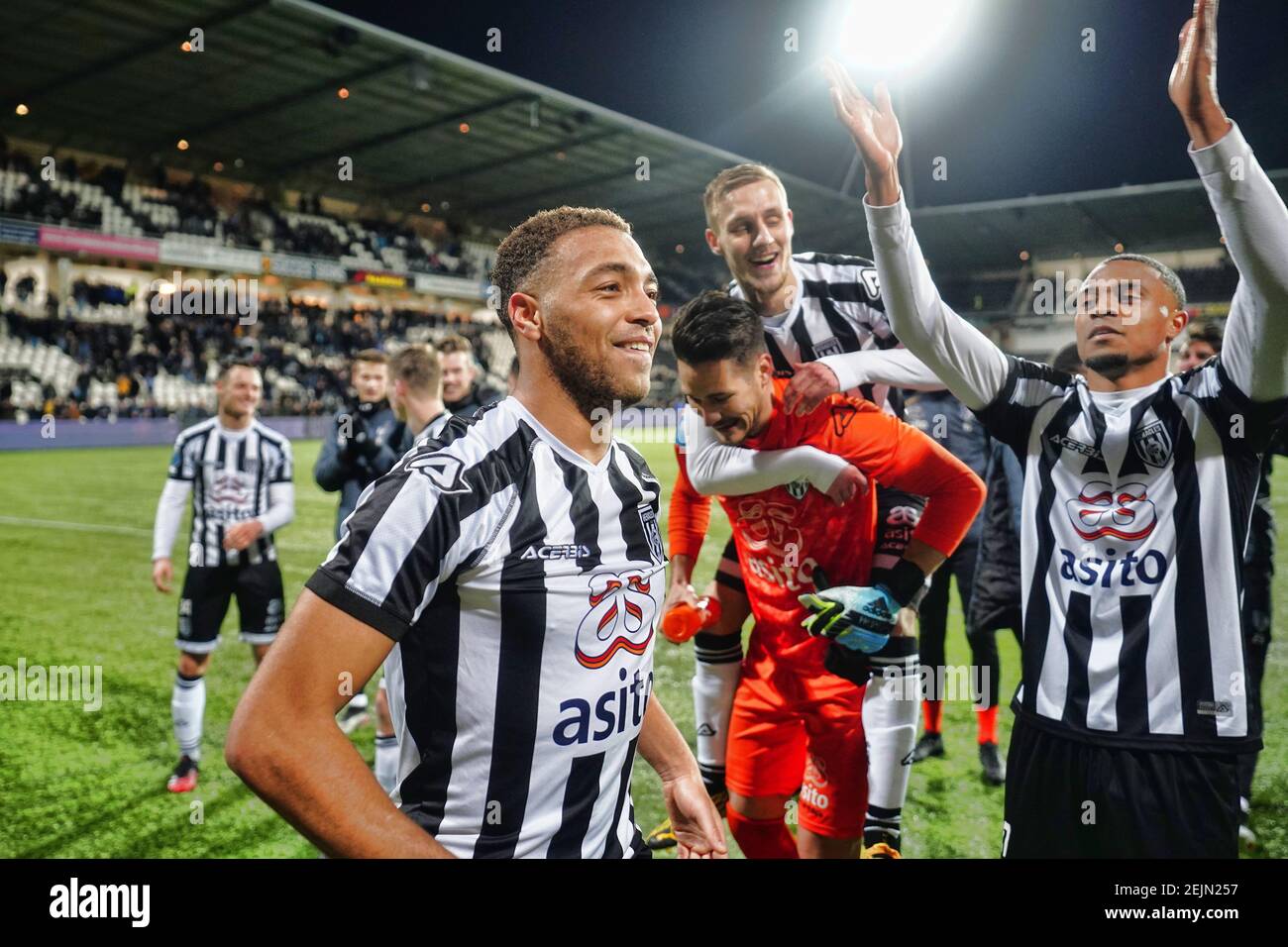 ALMELO , 23-02-2020 , Erve Asito Stadium , Season 2019 / 2020 , Dutch ...