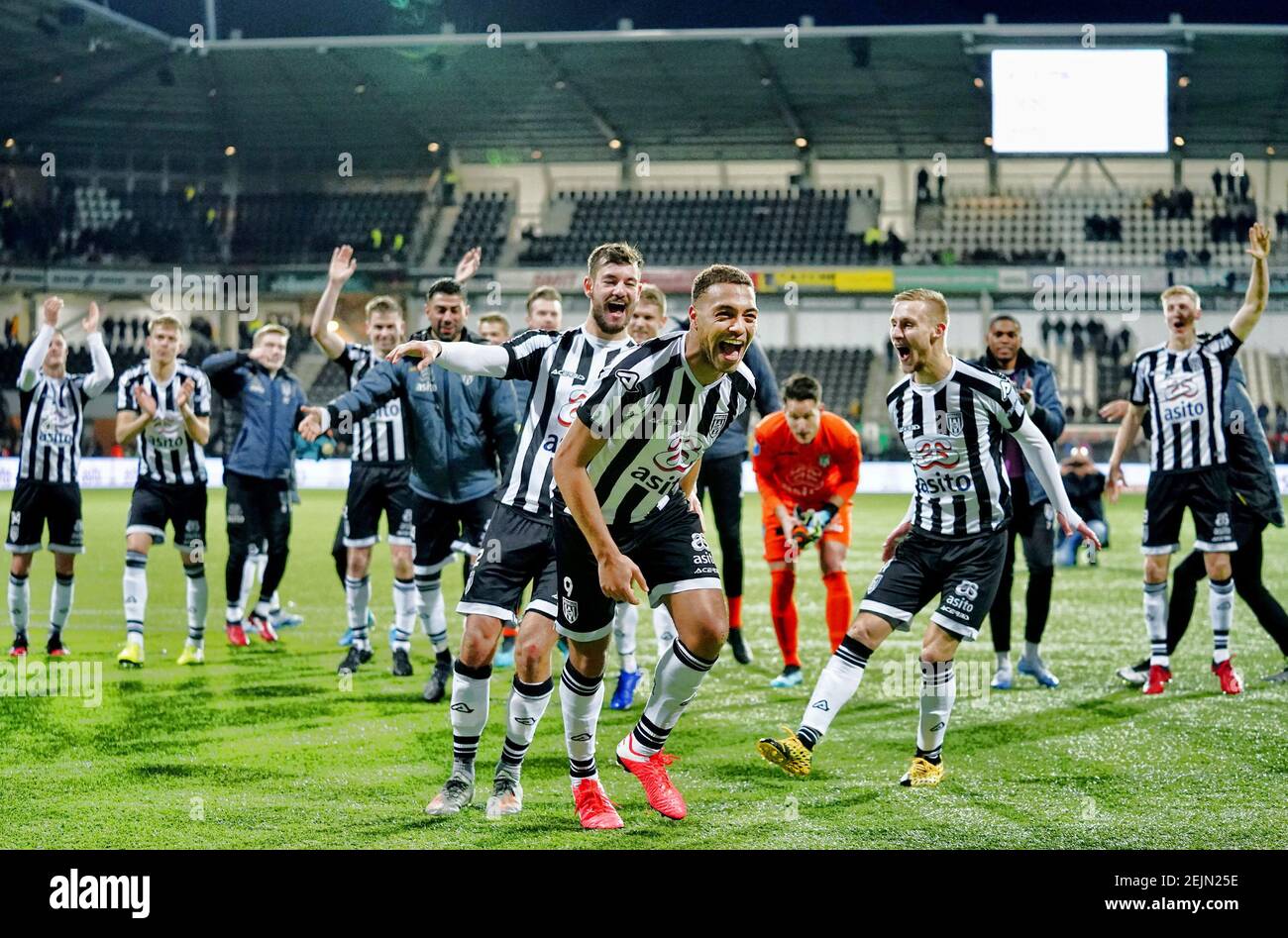 ALMELO , 23-02-2020 , Erve Asito Stadium , Season 2019 / 2020 , Dutch ...