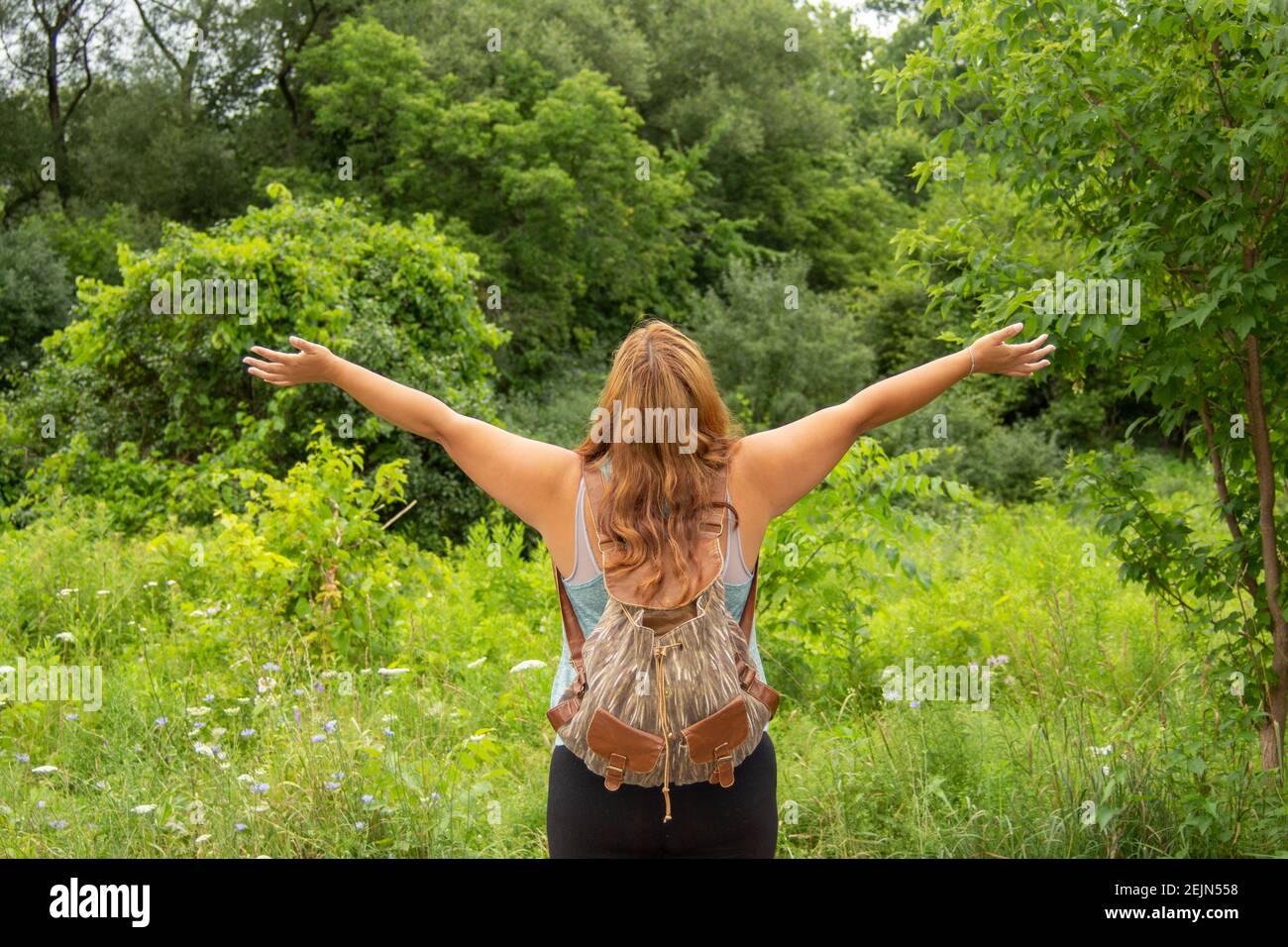 Enjoy arms spread hi-res stock photography and images - Alamy