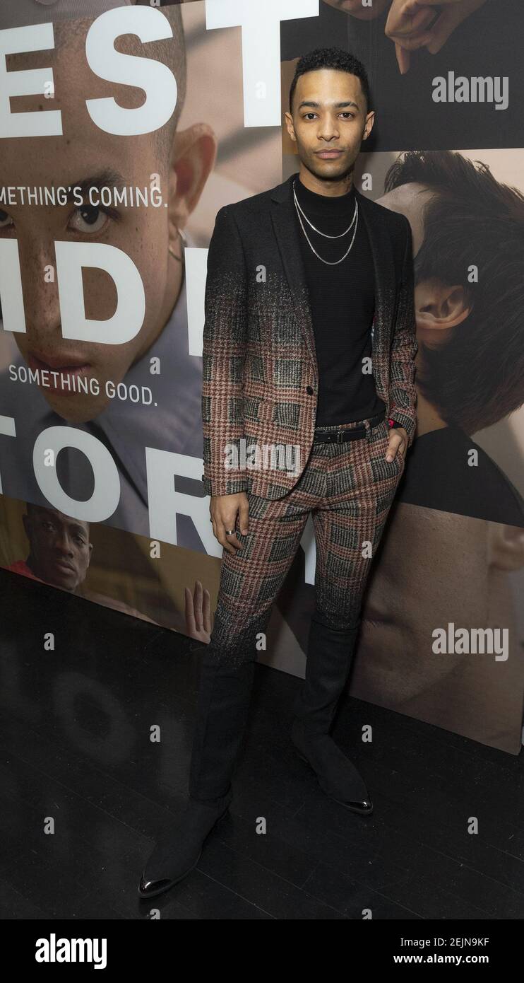 Jordan Dobson attends the "West Side Story" revival of Broadway musical ...