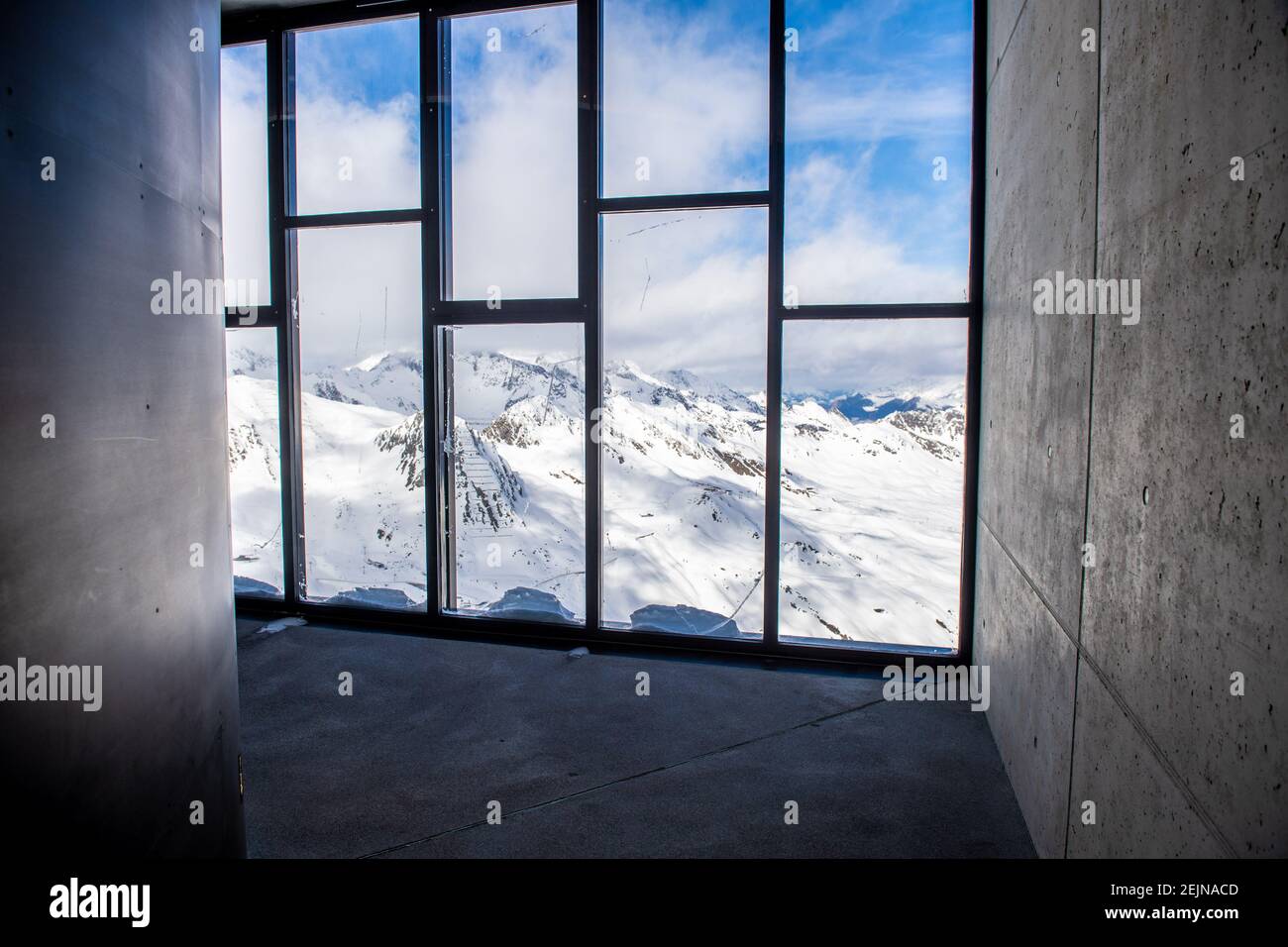 A general view of the James Bond museum 007 elements in Solden, Austria ...