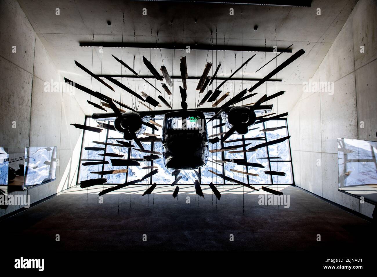 A general view of the James Bond museum 007 elements in Solden, Austria ...