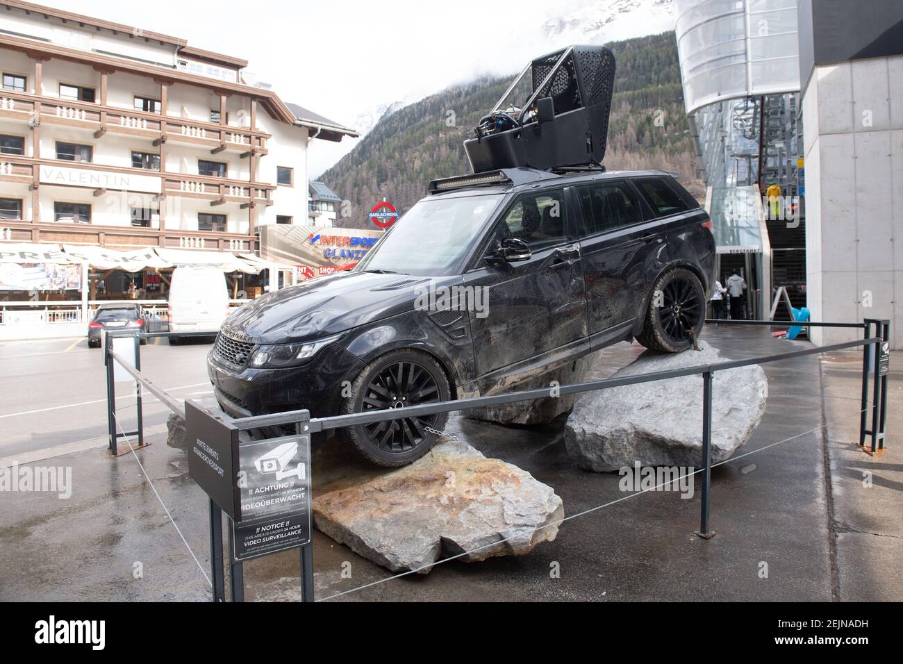 A general view of the James Bond museum 007 elements in Solden, Austria ...