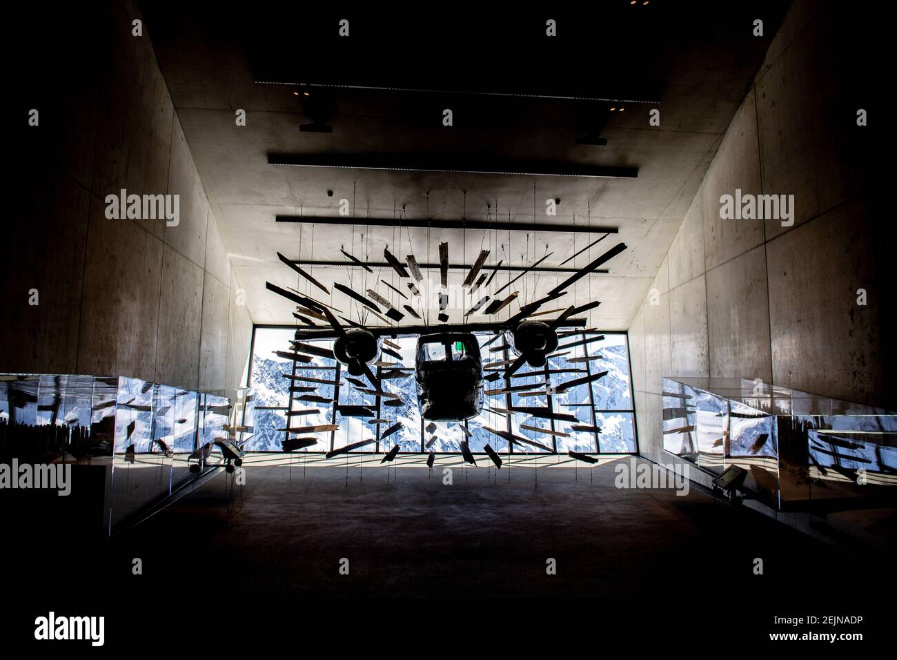 A general view of the James Bond museum 007 elements in Solden, Austria ...