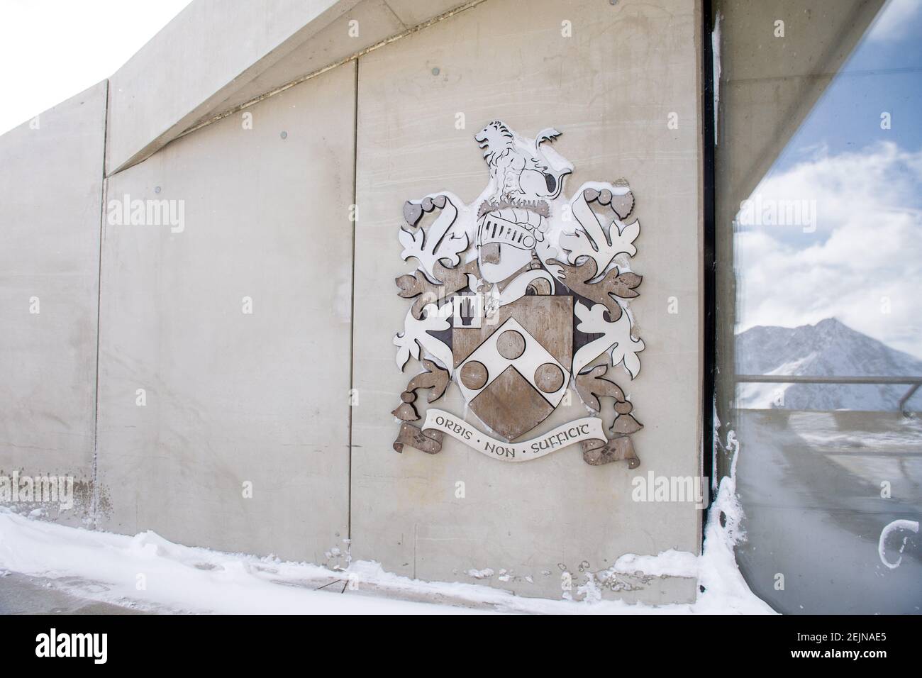 A general view of the James Bond museum 007 elements in Solden, Austria ...