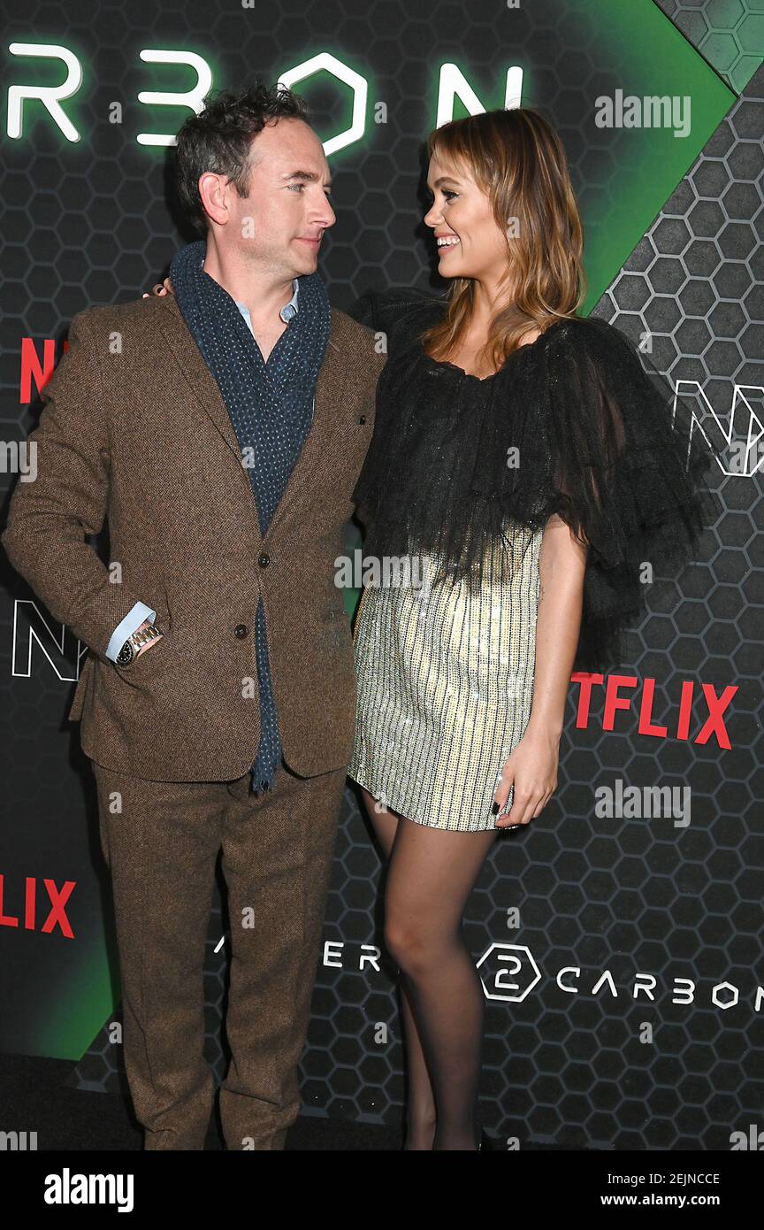 actors Chris Conner and Dina Shiabhi attends NETFLIX'S "Altered Carbon ...