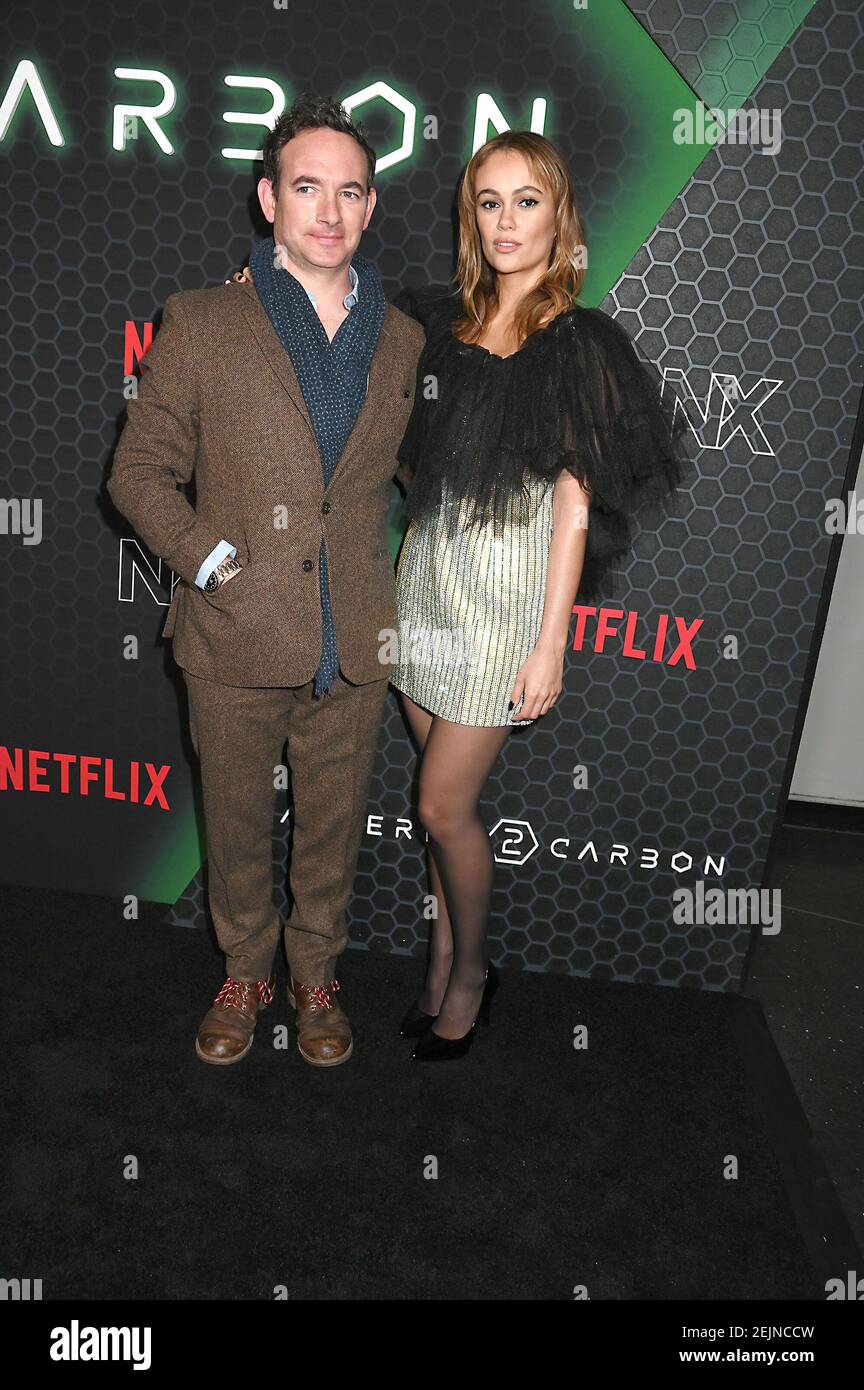 actors Chris Conner and Dina Shiabhi attends NETFLIX'S "Altered Carbon ...