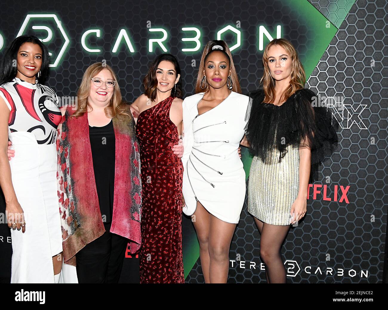 actors Renee Elise Goldsberry, Alison Schapker, Lela Loren, Simone ...