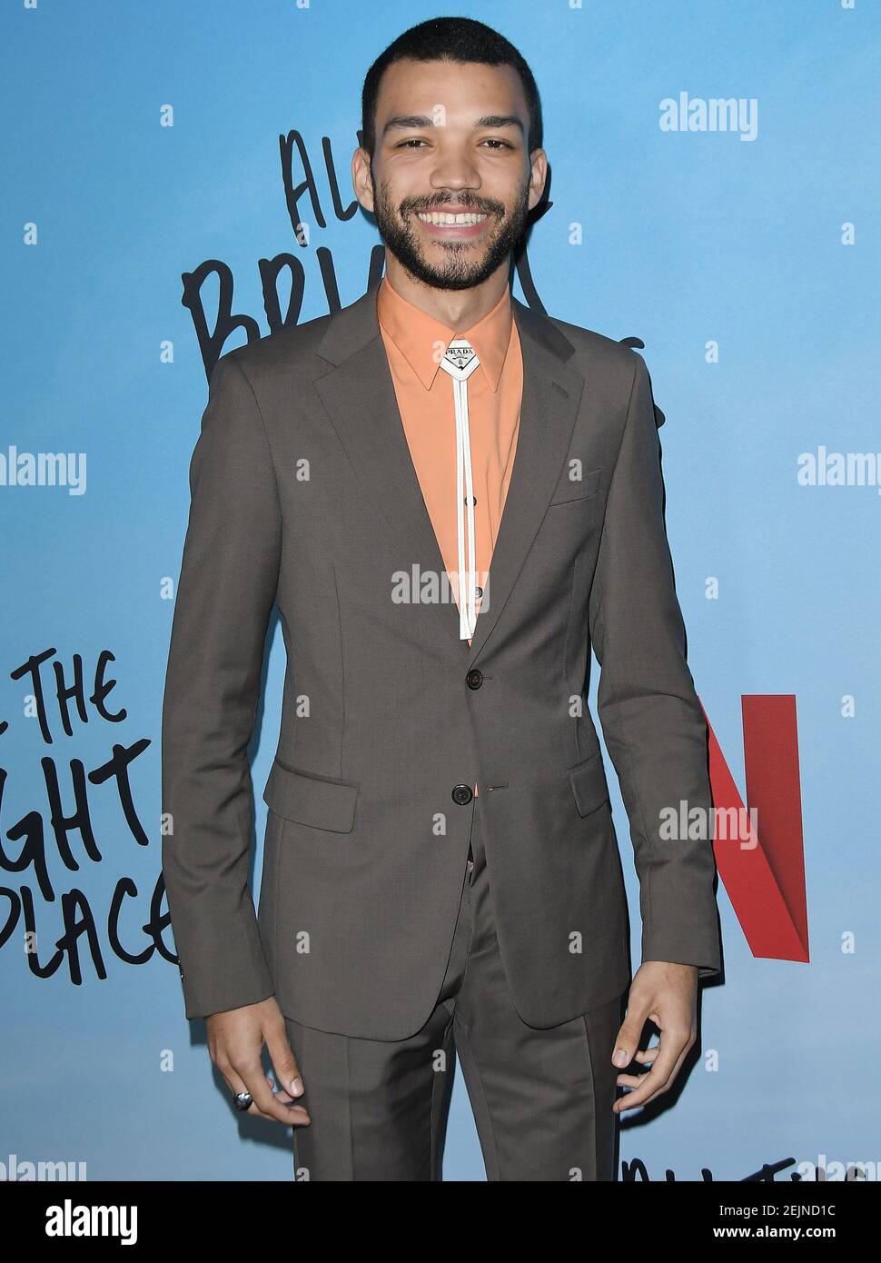 Justice Smith arrives at the Netflix’s ALL THE BRIGHT PLACES Screening ...