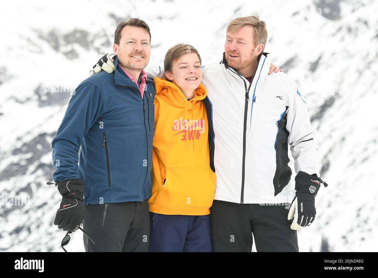King Willem-Alexander, Prince Constantijn and Count Claus-Casimir ...