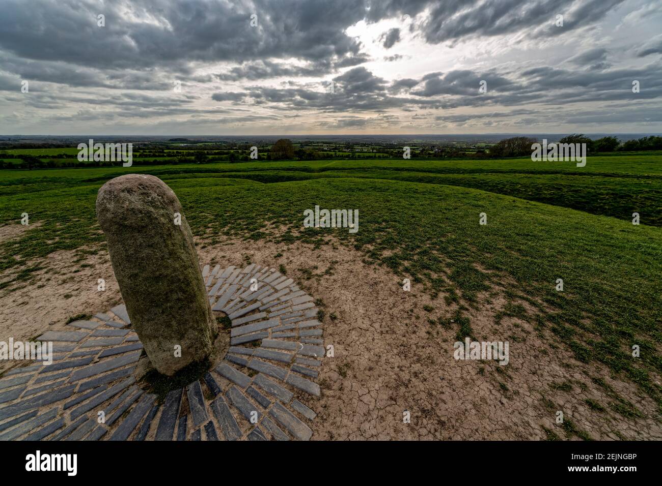Skryne, Ireland. 5th May, 2016. The Hill of Tara archaeological site ...