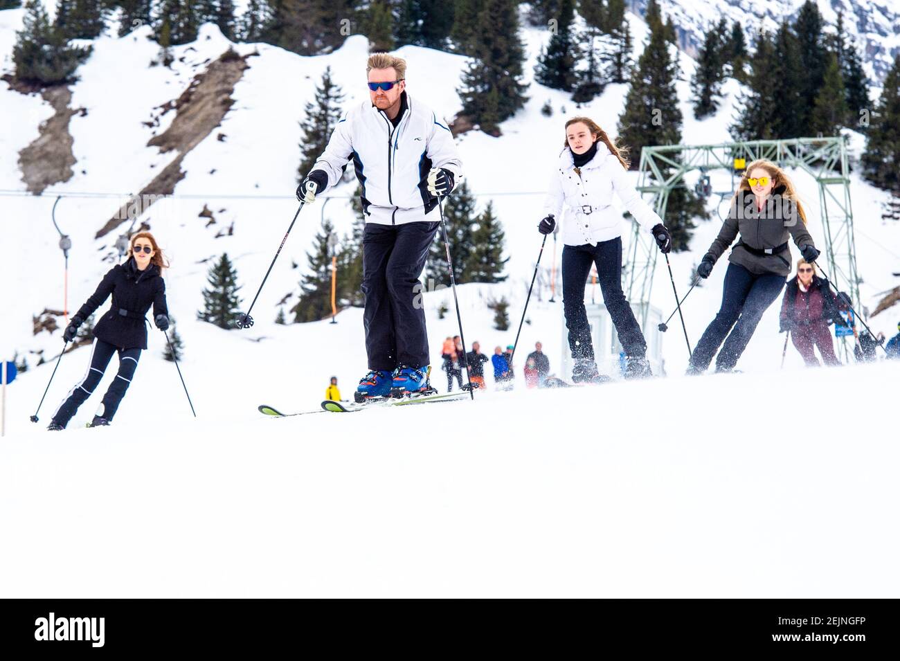 King Willem-Alexander, Princess Amalia and Princess Ariane of the ...