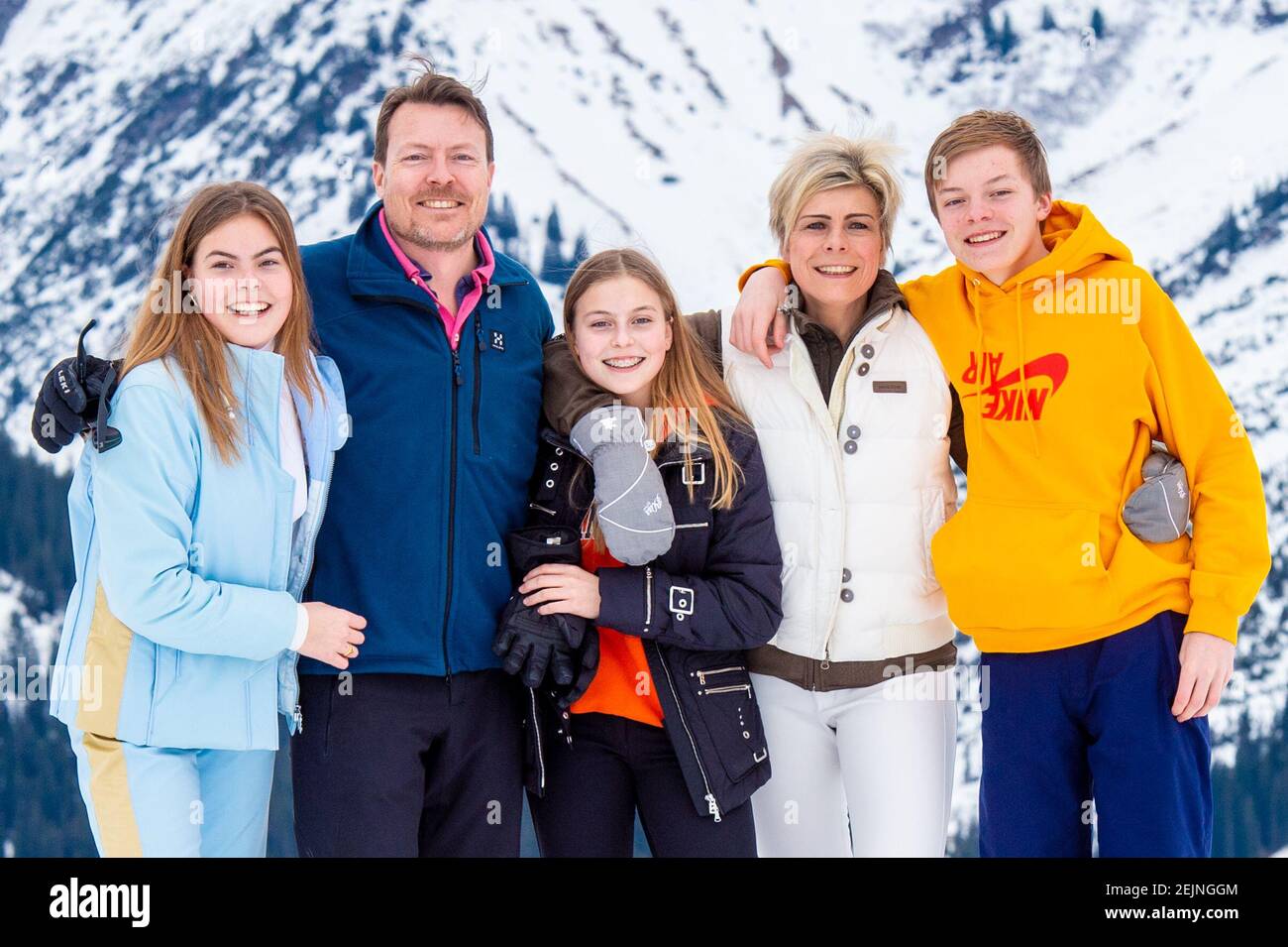 Prince Constantijn, Princess Laurentien and their children, Countess ...