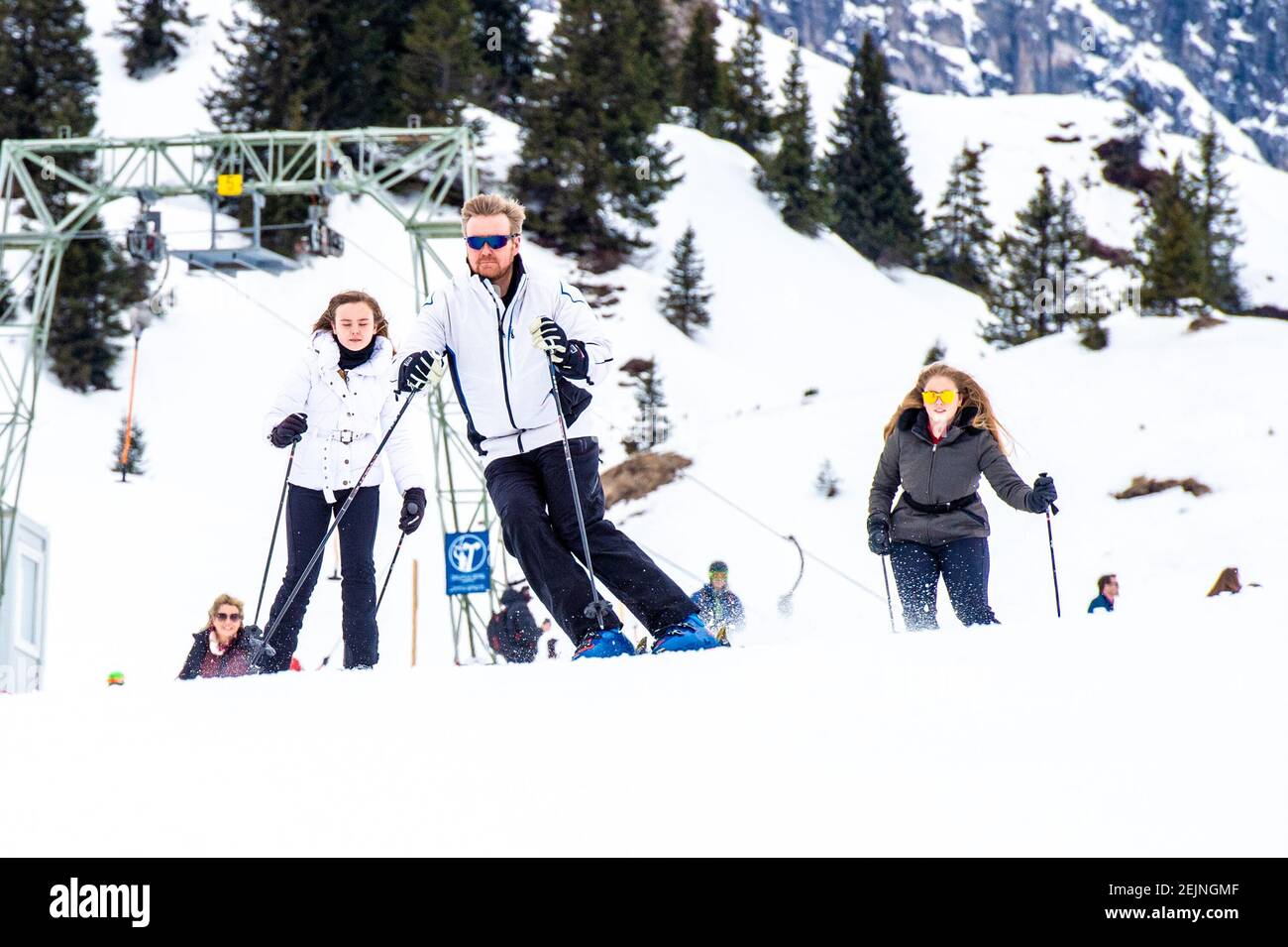 King Willem-Alexander, Princess Amalia and Princess Ariane of the ...