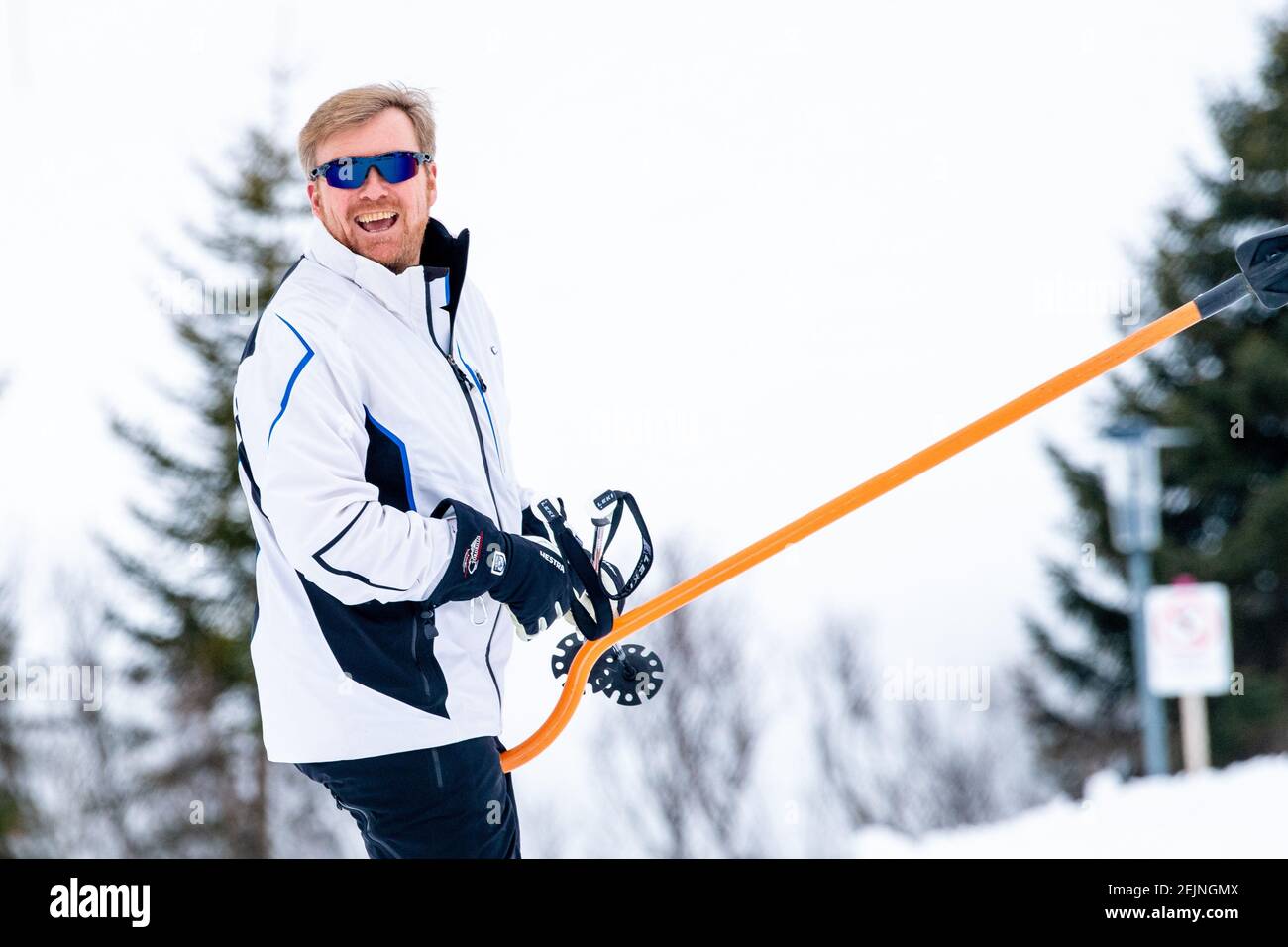 King Willem-Alexander of the Netherlands during the annual winter Royal ...