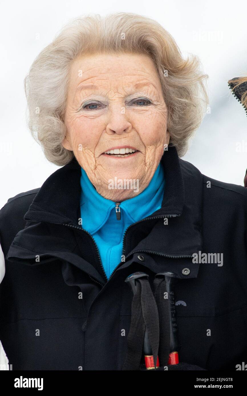 Princess Beatrix of the Netherlands during the annual winter Royal ...