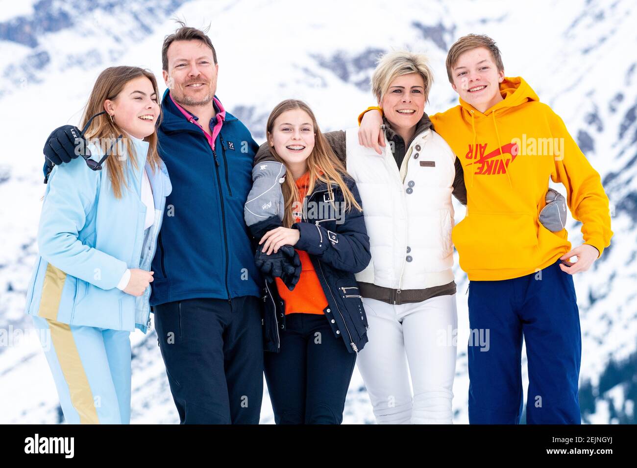 Prince Constantijn, Princess Laurentien and their children, Countess ...