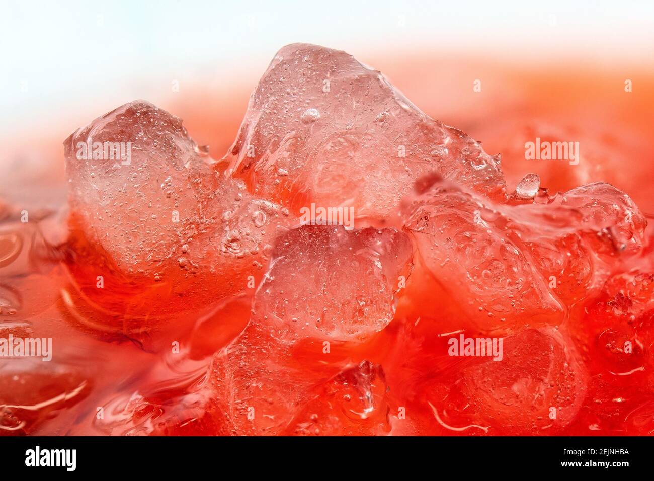 Strawberry top view extreme macro hi-res stock photography and images ...