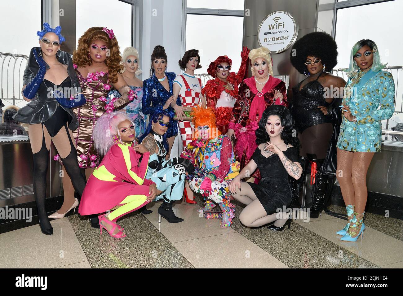 Cast members of VH1’s “Rupaul’s Drag Race” Season 12 visit the Empire ...