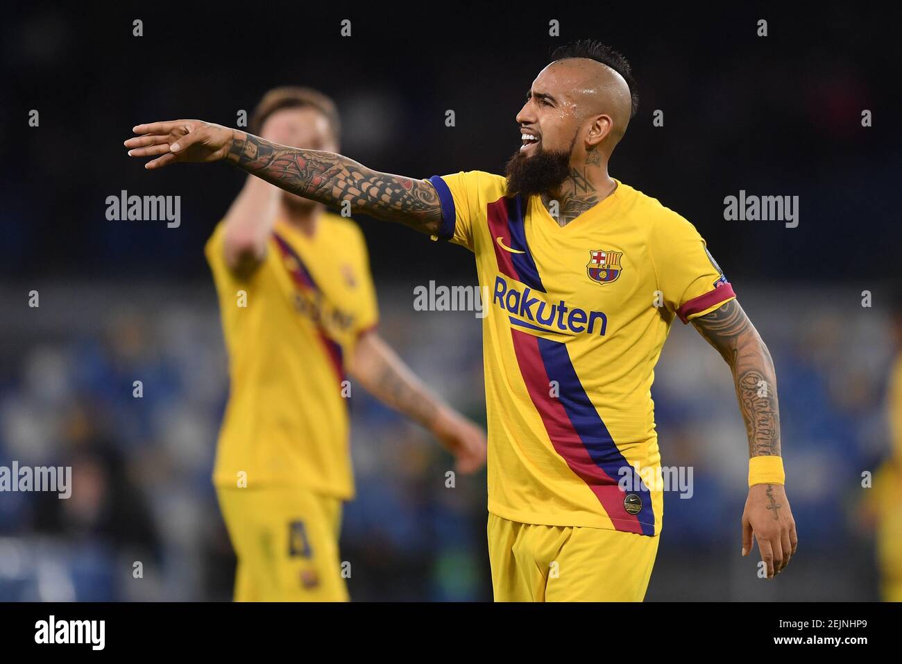 Arturo Vidal of FC Barcelona Napoli 25-02-2020 Stadio San Paolo ...
