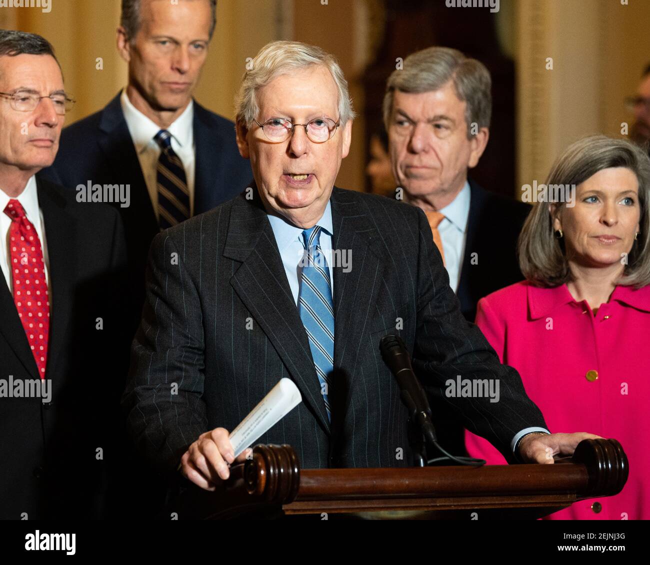 February 25, 2020 - Washington, DC, United States: U.S. Senator Mitch ...