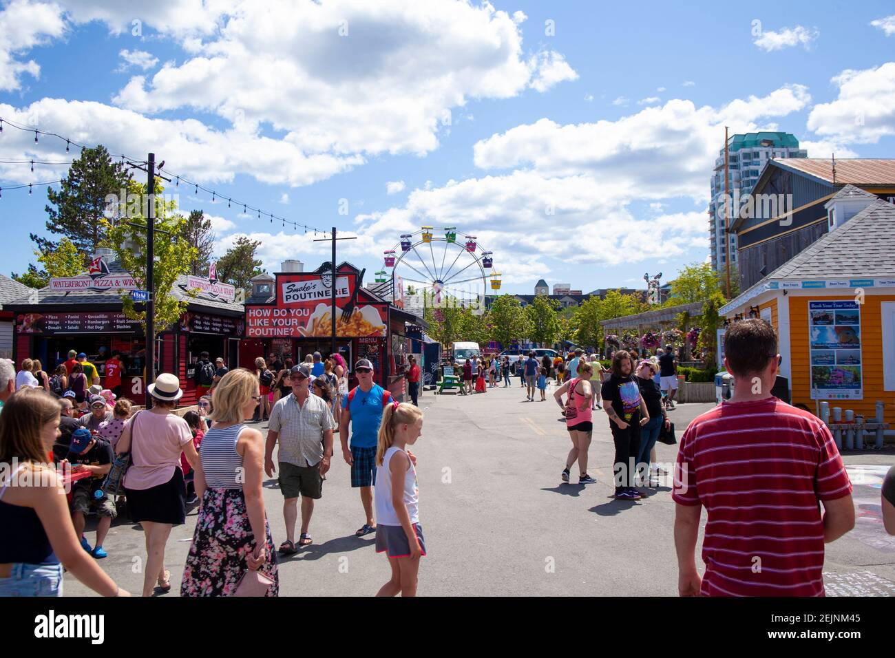 Halifax Fair Grounds Amusement Park is a crowded Tourist Attraction ...