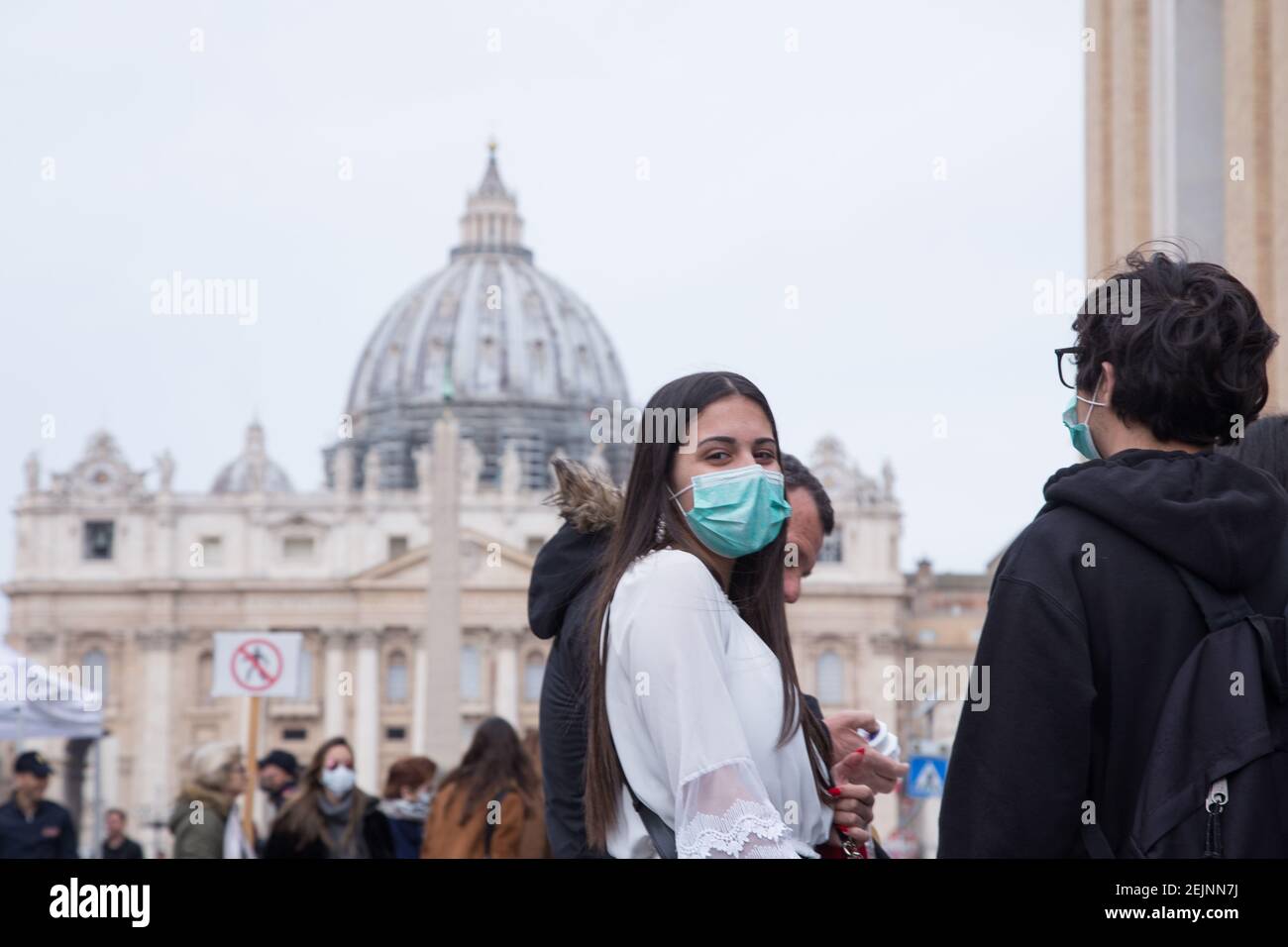 People wear antivirus masks to protect themselves from Coronavirus ...