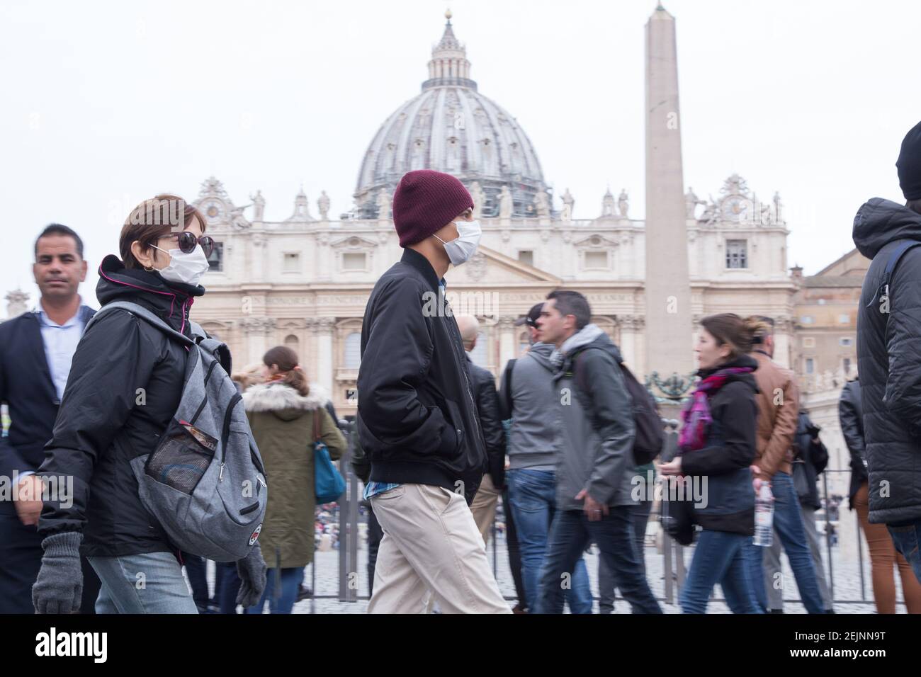 People wear antivirus masks to protect themselves from Coronavirus ...