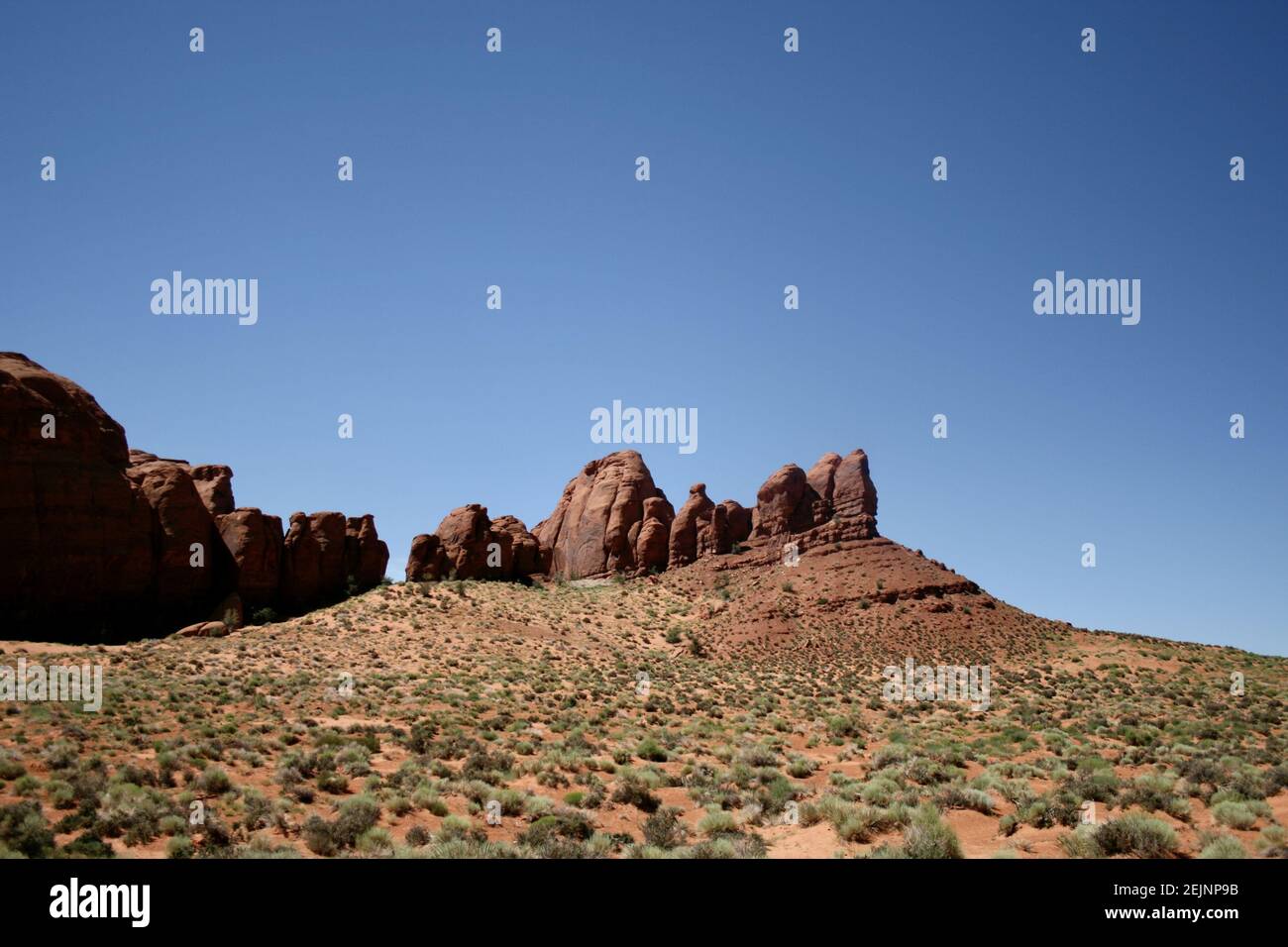Beautiful shot of grand canyon mountains under a clear blue sky Stock ...