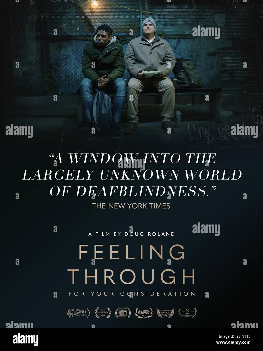 FEELING THROUGH, poster, from left: Steven Prescod, Robert Tarango ...
